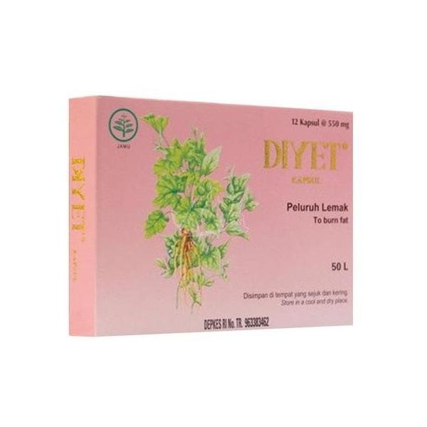 Borobudur　ダイエット サプリ　Diyet ダイエット　カプセルタイプ　１２箱セットBALI バリコスメ ジャムウ JAMU 古来インドネシアの民間伝承 薬草 自然薬 ダイエット 美容 健康 人気 サプリメント・お腹周りの余分な肉を...