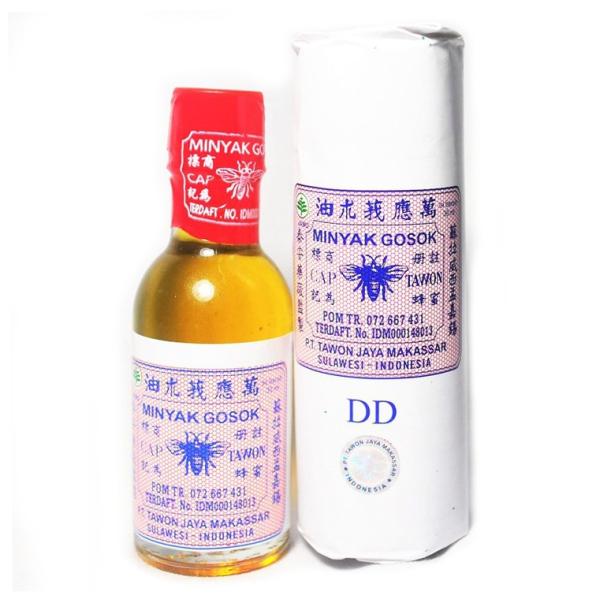 Cap Tawon のMinyak Gosok はインドネシア 南スラウェシ州マッカサルから生まれた世界的に有名なジャムウオイルの一つです。「魔法のオイル」とも言われています。インドネシア伝統のジャムウ（植物やハーブ由来の漢方薬）レシピに基...