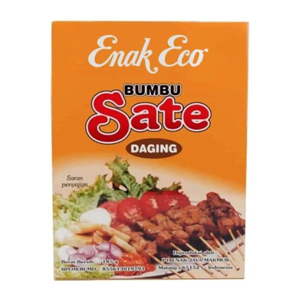 Enak Eco エナ エコ Bumbu ブンブ 185g Sate Daging サテ ダギン 海外直送品インドネシア料理のサテダギン用のインスタント調味料です。Sate Daging サテダギンとは、牛串焼き料理です。【内容量】 185...