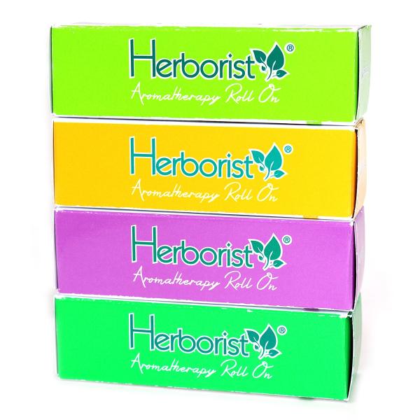 Herborist ハーボリスト　Aromatherapy アロマテラピー リフレッシュオイル　ロールオン　10ml　選べる５個セット・バリ島でも大人気のリフレッシュオイルのロールオンタイプです。・さわやかなアロマとメンソール配合でひんやり...