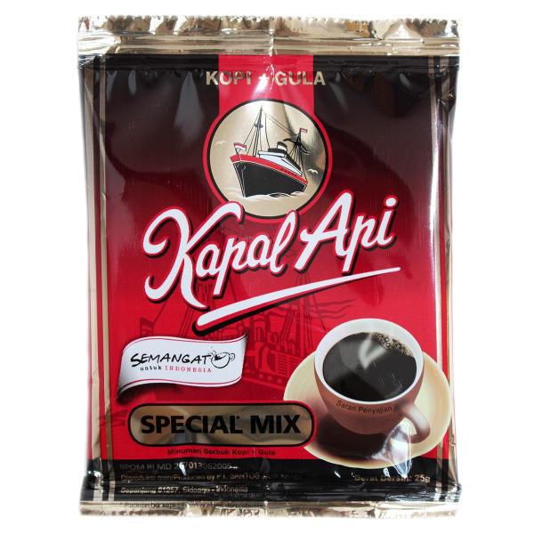 インスタントコーヒー KapalApi カパールアピの看板商品 Special Mix スペシャルミックス珈琲粉末と砂糖 Kopi + Gula を混合したタイプKapalApiカパールアピのコーヒーの特徴は何と言っても香りの良さです。コー...