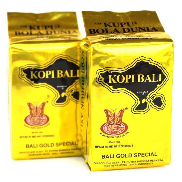 KUPU KUPU クプクプ　バリ島 でお馴染みの インスタント のように手軽で本格ドリップの味わい　バリコーヒー BALI GOLD SPECIAL　パウダー　100g × 2個セット・選りすぐりのインドネシア産 アラビカ種のコーヒー豆を...