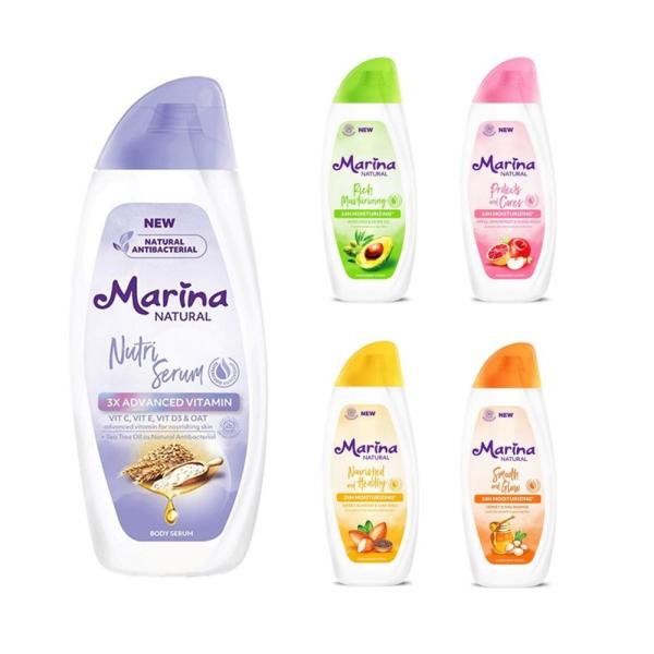 Marina マリナ Natural ナチュラルシリーズ ハンド ボディローション 100ml 海外直送品Marinaを代表する看板商品でインドネシアでは1、2を争う人気のハンド＆ボディローションです。その中でもこちらはスーパーフード配合の...
