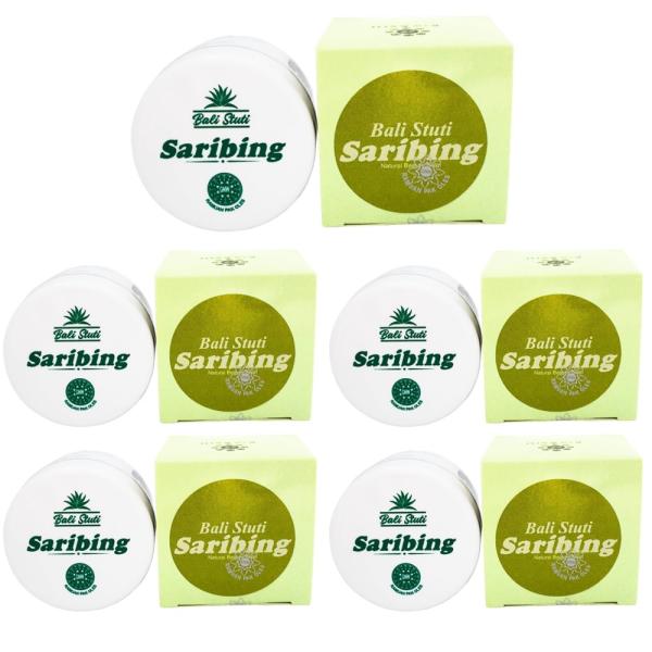 PakOles パックオレス Bali Stuti Saribing サリビンビューティークリーム　15g × ５個セット※画像12、13枚目は旧パッケージの商品画像です。【内容量】15g × ５個  (230g)【生産地】インドネシア バ...
