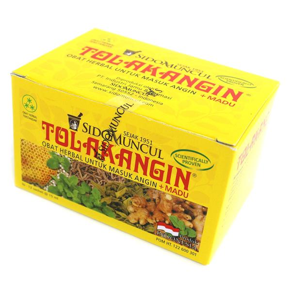 トラックアンギン TOLAK ANGIN はインドネシアでとても有名なJamu ジャムウ ハーバルシロップショウガやミント、クローブなど香辛料として料理に利用されるような天然成分とハチミツでできています。生姜やミントの味でサッパリ【内容量】...
