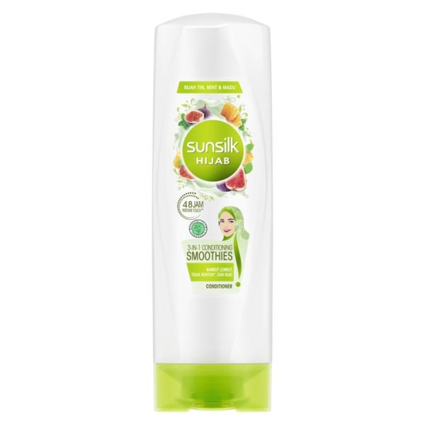 sunsilk サンシルク Hijab ヒジャブシリーズ Conditioner コンディショナー 3-in-1 Conditioning Smoothies コンディショニング スムージース 170ml 海外直送品インドネシア ユニリーバ...