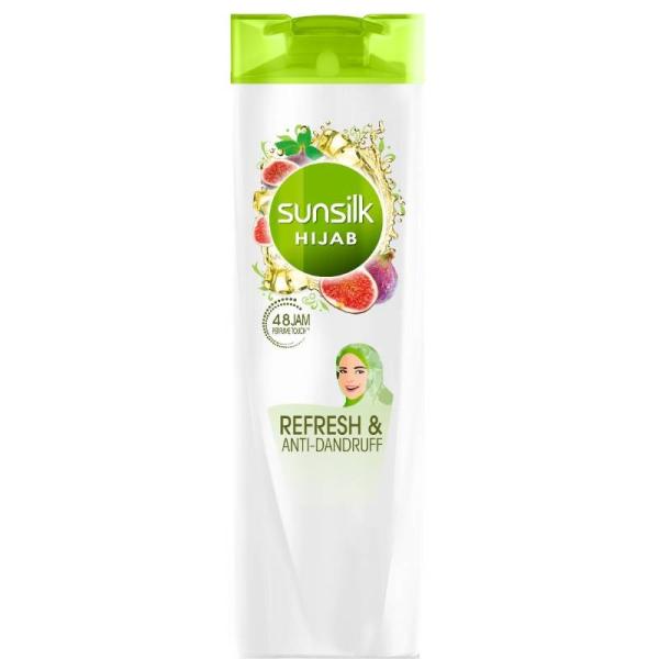 sunsilk サンシルク Hijab ヒジャブシリーズ Shampoo シャンプー 320ml Refresh &amp; Anti-Dandruff リフレッシュ &amp; アンチダンドラフ 海外直送品インドネシア ユニリーバが展開す...