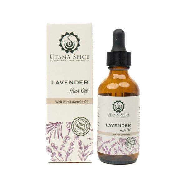 UTAMA SPICE ウタマスパイス 　Hair Oil ヘアオイル　Lavender ラベンダー　60ml※パッケージが新しくなりました。画像2が旧パッケージです。【内容量】60ml (128g)【生産地】インドネシア　バリ島 BALI...