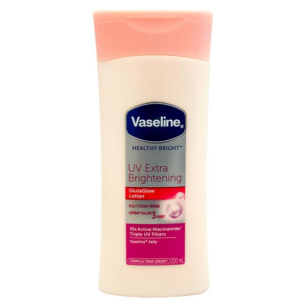 ヴァセリン Vaseline　ボディローション Healthy bright シリーズ　200mlインドネシア ユニリーバが展開するインドネシアモデルのボディーローションお肌の保湿や紫外線予防、美肌作りなど一般的なデイケアシリーズお好みのタ...