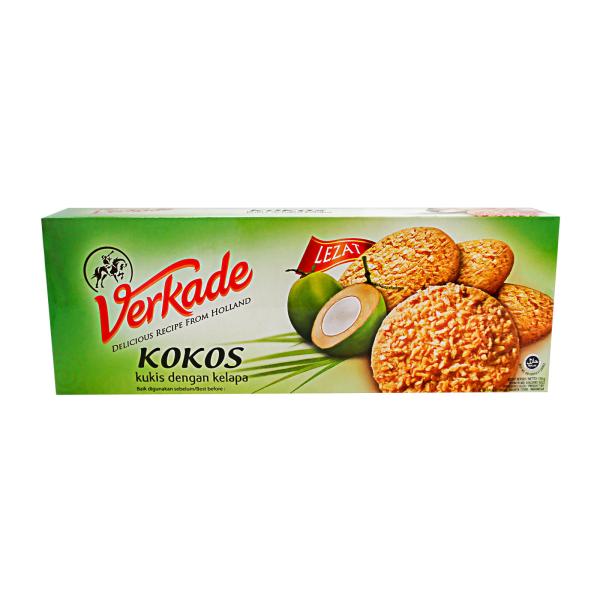 Verkade ココナッツクッキー KOKOS 150gバリ島旅行のお土産としても定番のココナッツクッキー KOKOS（ココス）サクサク感とココナッツ風味が特徴です。オランダの老舗クッキーメーカーであるVerkade（ヴェルケード）のブラン...