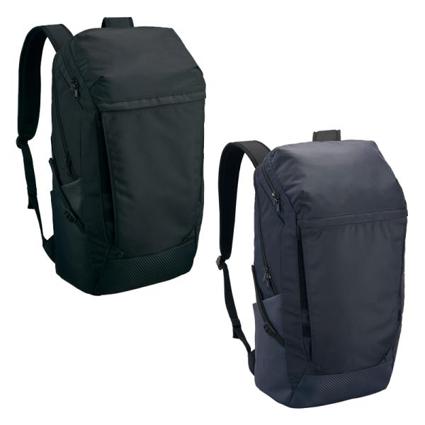 素材：ポリエステル、ナイロン、合成皮革サイズ：高さ59×長さ21×巾31cm（約38L）カラー：1900/ブラック2900/ネイビー重量：1.5kg特徴：軽量で多様なシーンに活躍するデイパック仕様：両サイドポケット付き、内側メッシュポケット...
