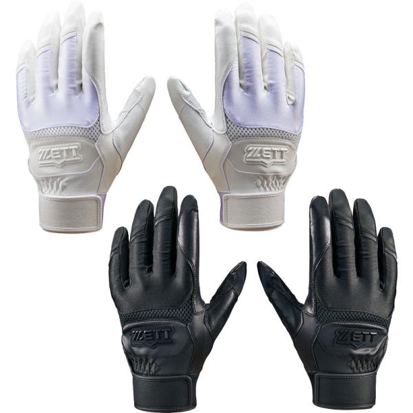 素材：甲側/合成皮革、掌側/人工皮革(シリコン加工)、当て革/人工皮革(シリコン加工)カラー：1100/ホワイト1900/ブラック特徴：手のひら全面にシリコン加工を施した、高校野球ルールのメガハイグリップバッティンググラブ。仕様：シングルベ...