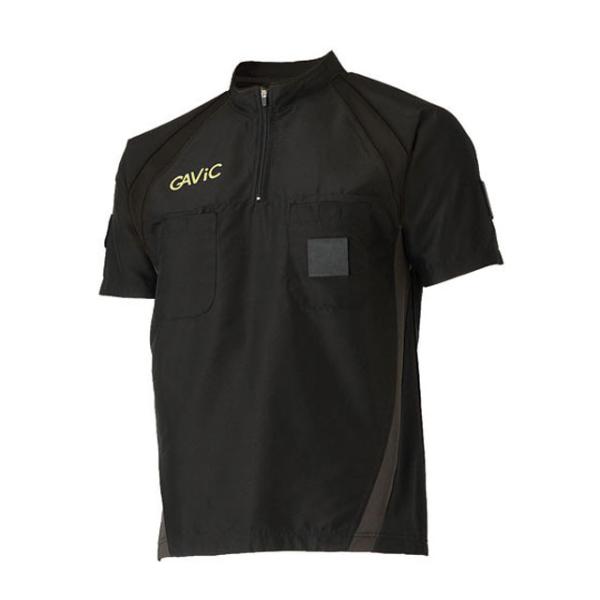 素材：ポリエステル、メッシュ　カラー：BLK/ブラック　特徴：吸汗速乾機能素材と伸縮性に優れた素材のレフェリーシャツになります。　両腕と左胸にベルクロ付き。　　当店では、実店舗在庫とメーカー在庫で運営しております。万が一、店舗、メーカー在庫...