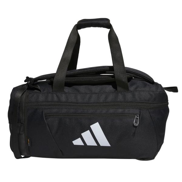 素材：ドビー（リサクルポリエステル100％）サイズ：27×52×24cm（約38.5L）カラー：IK4796/ブラック特徴：ジムに向かうときや街を出るときにも便利な、マルチに使えるダッフルバッグがあれば、すぐにアドベンチャーに出かけられる。...