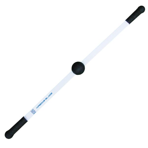 特徴：「あと一歩」を、「圧倒的」に。キレダスブレードのグリップ部分は球体になっています。これは硬式ボールや軟式M球とほぼ同じ大きさです。それにより、投球感覚に近い状態でブレードでのトレーニングを行うことができ、より実戦的に効率良く「投げる感...