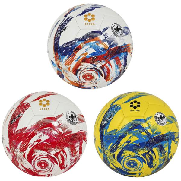 カラー：WHTBLU/ホワイト×ブルーWHTRED/ホワイト×レッドYELBLU/イエロー×ブルー素材：合成皮革サイズ：4号球、サーマル製法特徴：「VAIS VORTI」 歓喜の渦を巻き起こす！熱狂の瞬間を共に！ABOUT VORTI「VO...