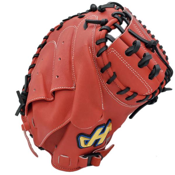表革：北米ステアハイド裏革：共牛革ポジション：キャッチャー用カラー：RS/レッド特徴：TH-JRシリーズがモデルチェンジ！新たな刻印・ラベルに！【TH-Junior SERIES】ジュニア用にして本格派。造り手の思いも"本格的"に搭載。一般...