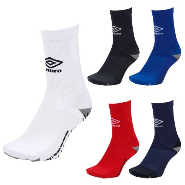 素材：ポリエステル、ナイロン、ポリウレタン、綿　カラー：WHT/ホワイト　BLK/ブラック　BLU/ブルー　MRED/Mレッド　NVY/ネイビー　特徴：グリップ性の高い特殊プリントを足裏に配置した機能ソックス。靴の中でのズレを防止。アーチサ...