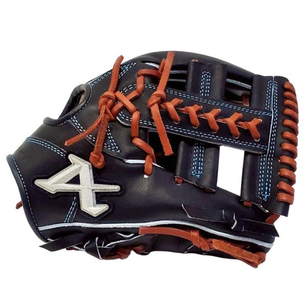 素材：天然皮革(ノースステア)ポジション：内野手用カラー：Nブラック×チョコレート特徴：ATOMSのスポサクオリジナルオーダーグローブ！■021型型付けによって深くも浅くもできる内野手用の万能モデル。■ノースステアレザーノースステアレザーは...