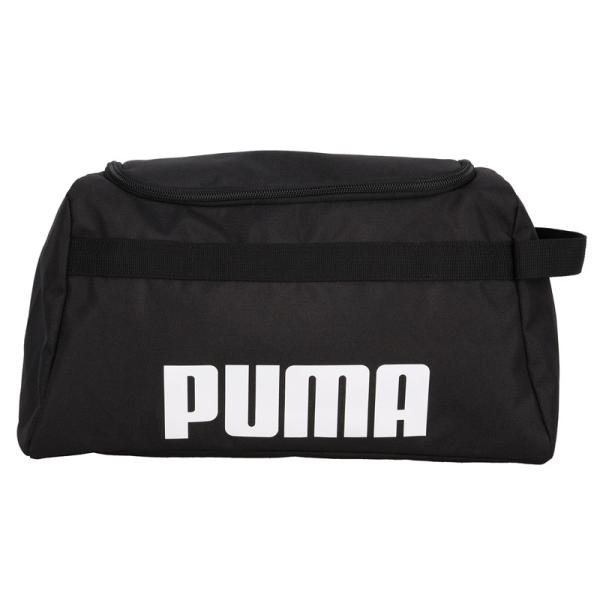 カラー：01/プーマブラック素材：ポリエステル 100％サイズ：マチ15cm、高さ20cm特徴：ジッパーメインコンパートメントと便利なウェビングハンドルを備えた、スタイリッシュでコンパクトなシューズバッグ。ジムの行き帰りやあらゆるシーンでお...