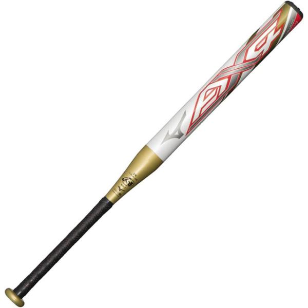 長さ・重量：80cm・平均600g　素材：カーボン+グラス+特殊フィルム　バランス：ミドルバランス（ミドルヒッター向き）　カラー：0150/ホワイト×ゴールド　特徴：2号ボール用 AX4 限定復活。　・専用バットケース付き　※バッティングセ...