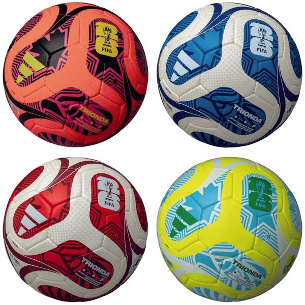 サイズ：5号球、手縫いカラー：パワーオレンジ（ADF524ORBK）ホワイト×ブルー（ADF524WB）ホワイト×レッド（ADF524WR）ソーラーイエロー（ADF524YSK）特徴：「FIFA ワールドカップ 26（FIFA World ...