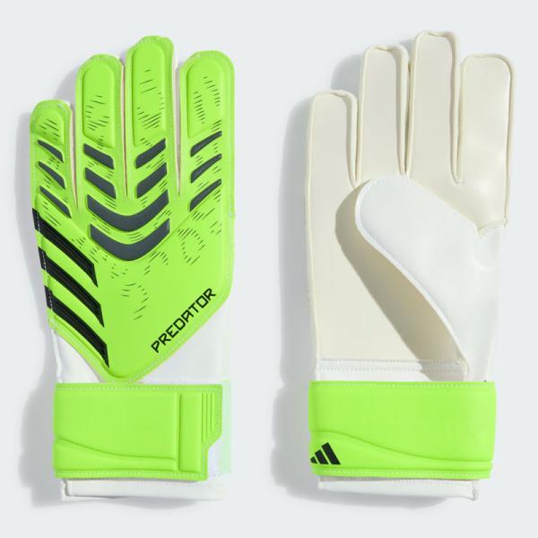 カラー：JN5362/ルシッドレモン×ブラック×パープルラッシュ特徴：このジュニア用プレデター トレーニング ゴールキーパーグローブを手に、どんなシュートも封じ込めよう。スキルアップの練習用に設計された一双。クッション性のあるSoft Gr...