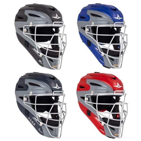カラー：BLK/ブラックBLU/ブルーNVY/ネイビーRED/レッド特徴：MLB使用率トップクラスのALL-STARのキャッチャーギア！日本初SG認定品のヘルメット型マスク。ジュニアサイズが登場。ヘルメット型マスク：MVP251-HR■頭囲...