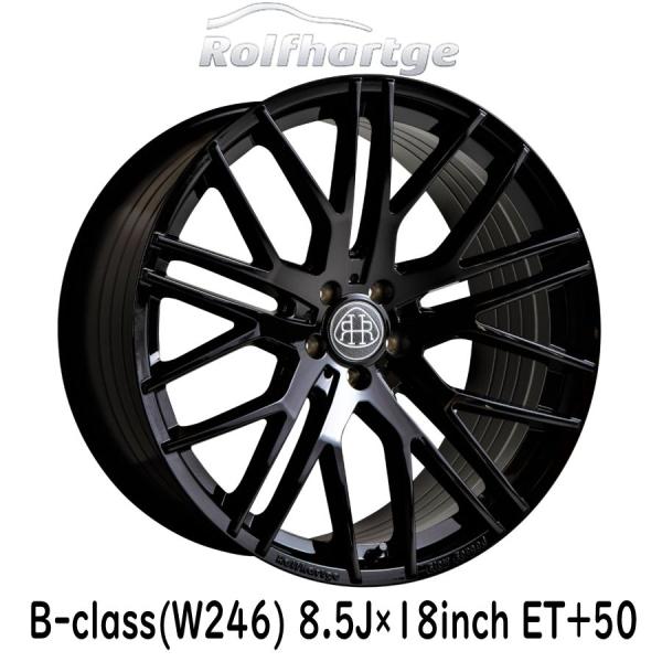 Rolfhartge　X10 EVO　ホイール１台分セット※タイヤは付属しておりません。別途ご用意も可能ですので、お気軽にお問い合わせください。　■適合車種：　BENZ　Bクラス　W246■ホイールスペック・size：　　　　Fr：18in...