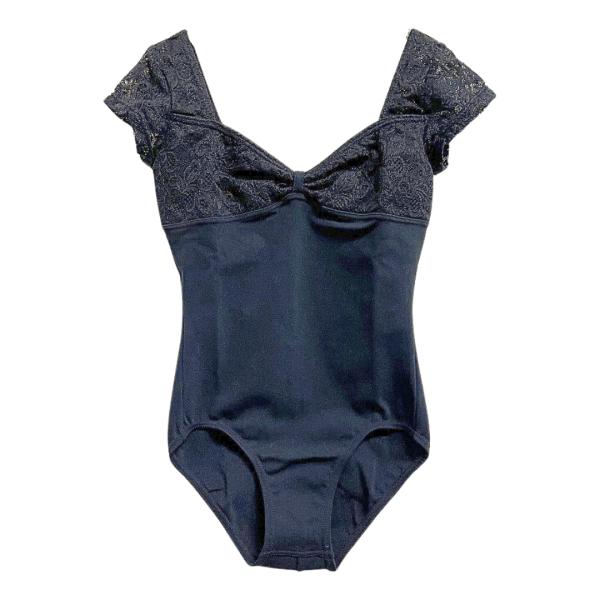 バレエ レオタード 子供 120 130 バレエ用品 日本製 saleレース×ソフトスムース表地：ナイロン90％　ポリウレタン10％レース：ナイロン85％　ポリウレタン15％裏地：ナイロン100％【カラー】ワインレッド ブラックフォグブルー...