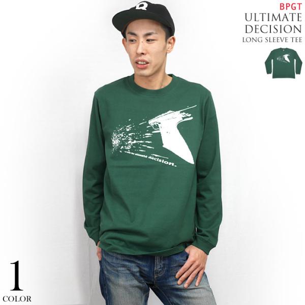 BPGT・シリーズ[ メンズ レディース 男女兼用 アイテム ]Ultimate Decision（最終決定）☆今回はロングスリーブタイプで製作しました。程よい厚みのすっきりとしたロングスリーブで制作しました。1枚でもいい感じだし☆チラリ見...