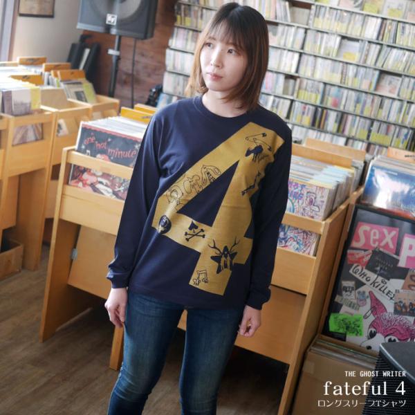 The Ghost Writer・シリーズ[ メンズ レディース 男女兼用 アイテム ]4つの宿命がある。fateful：宿命的な：運命を決する：予言的な 大きく入った4の数字に込められた ナンバリング メッセージ!!☆今回はロングスリーブ...