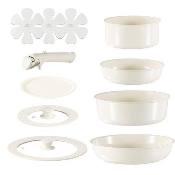 【商品概要】【サイズ】高さ : 32.29 cm横幅 : 31.9 cm奥行 : 16.1 重量 : 3.81 kg※梱包時のサイズとなります。商品自体のサイズではございませんのでご注意ください。メーカー:CAROTE型:ホワイト 11点セ...