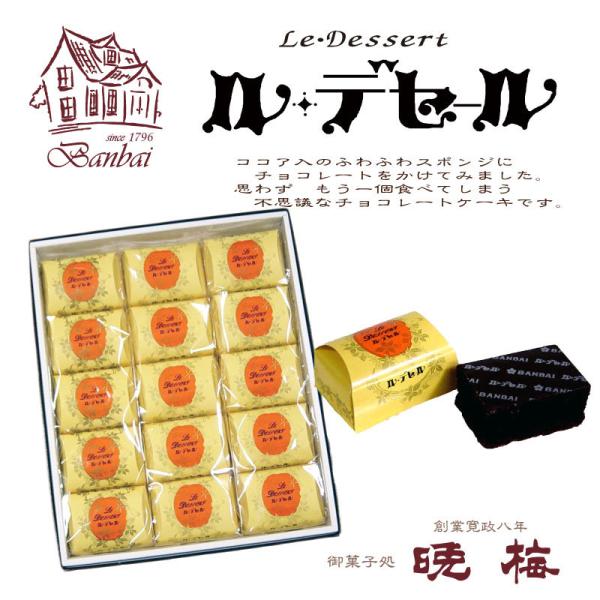 ふんわりやさしいチョコスポンジに、ビターなチョコレートをかけた半生タイプの お菓子です。おもわず　もう1個食べてしまう不思議なお菓子です。夏の時期には　冷蔵庫に入れていただくとチョコレートがパリッとして　さらにおいしくいただけます。■賞味期...