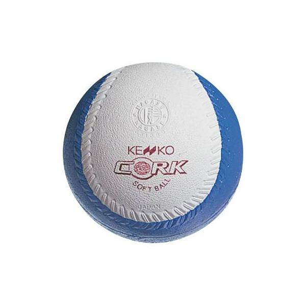 【仕様】・重量：190±5ｇ・直径：30．48±0．32ｃｍ・直径：9．7ｃｍ・材質：表面／天然ゴムニューソリッド層・芯／コルク・色：白×青・日本製・回転チェック用・検定3号球規格仕様（公材）日本ソフトボール協会推奨品【特長】ナガセケンコー...