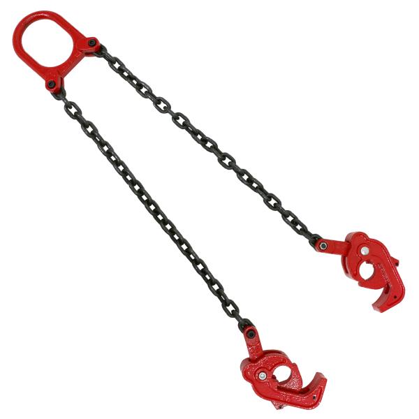 チェーブロック・ユニックやクレーン等でのドラム缶の吊り上げに！ワンタッチグリップで簡単に取付できます。機械、工場、倉庫、ガレージなど、さまざまな産業で、荷物を持ち上げたり移動したりするのにも適しています。荷重：500kg（シングル）／ 1ｔ...