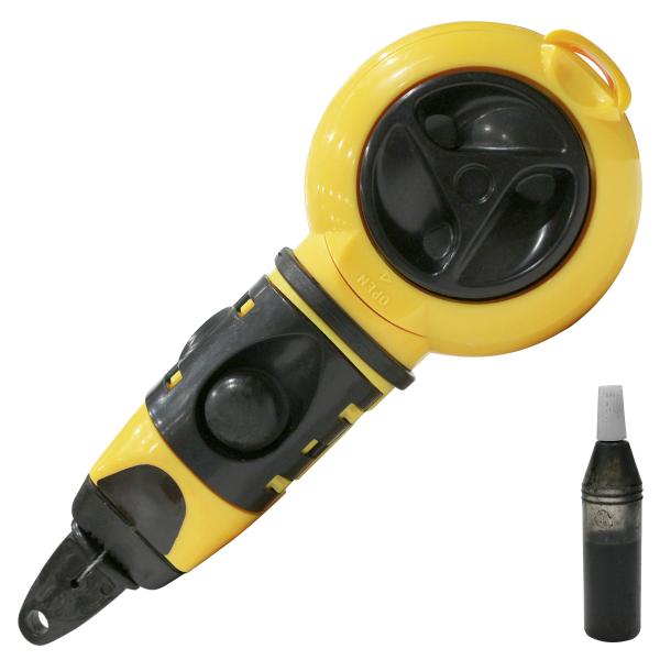 墨汁による墨付け作業に最適な小型携帯用墨つぼです！墨つぼとは、木材などの切断部分に直線を引いて印を付けることができる作業工具です。・墨もれしにくい構造で墨汁の乾燥を防ぎ、長期使用が可能です。・墨含みの良いメッシュタイプつぼ綿とつぼ糸絡みを防...