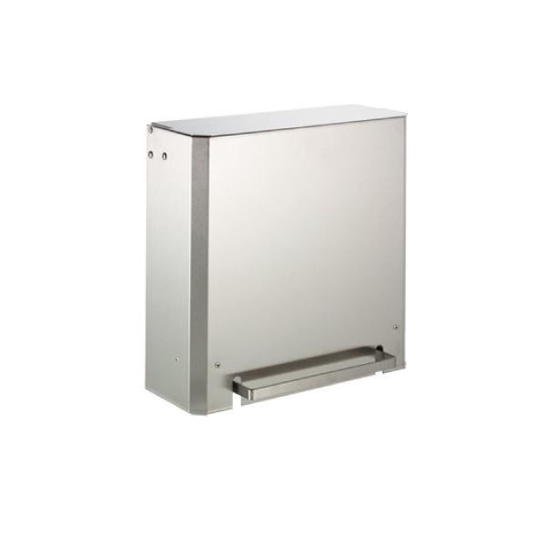 ・置き場所に困らないスリムタイプ。・手を触れずに開閉できる衛生的なペダル式。・底ゴム付・対応ポリ袋の目安サイズ：約320×380mm■メーカー／テラモト■外寸法／約W320×D150×H315mm 約2.7kg■容量/約5L■材質/ステンレ...