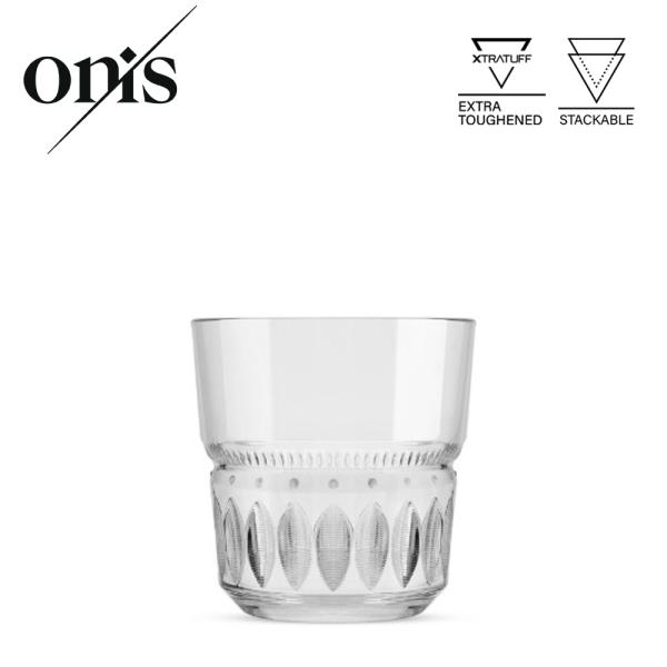 【EXTRA TOUGHENED - 熱処理による高耐久仕様】グラスの上部にONIS独自の熱処理技術「XTRATUFF」加工を施すことで、熱や衝撃への耐性を大幅に向上。通常の物理強化ガラスよりも低温で加工されており、万一破損した際にも粉々に...
