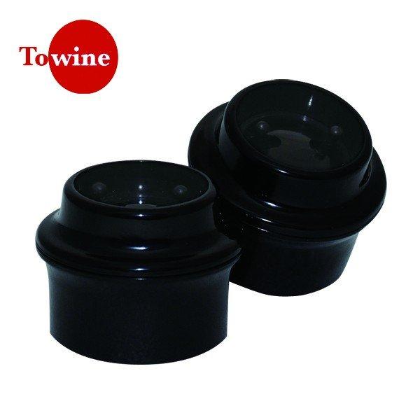 別売りのフレッシュキーパー【SN0001】【SN0003】のワイン用の替え栓としてお使いいただけます。【セット内容】替え栓×2（材質：ABS樹脂、TPR樹脂、サイズ：Φ46×H35mm）原産国：台湾※ボトルの形状によりご使用いただけない場合...