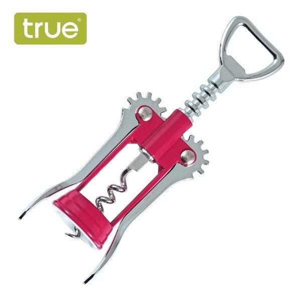 てこの原理を利用してコルクを抜くお手軽なワインオープナーです。スクリューを回して伸びあがったウイングを両手で下すと簡単にコルクが抜けます。本体サイズ：W63×D46×H169材質：ステンレス、ポリプロピレン、亜鉛合金