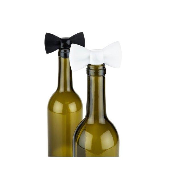 リボンの形のボトルストッパー白と黒の2個セットボトルは付属いたしません本体サイズ：W79×D22×H50材質：シリコン