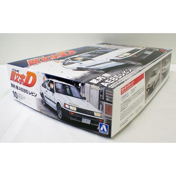 1/24 武内 樹 AE85 レビン アオシマ プラモデル 頭文字D イニシャルD No.10樹のハチゴー 拓海の親友 武内樹の愛車ハチゴーレビンを再現 バケットシート付属 窓枠マスキングシール付属 ※掲載されている画像は試作品です。