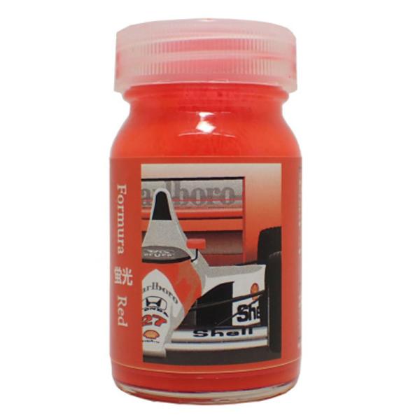 FORMULA 蛍光RED 内容量：30ml バルケッタオリジナルカラ― BCM002色: 蛍光RED（マクラーレンのRED決定版となります）互換性/安全性: ラッカークリアーコートをしても、通常塗装であれば蛍光REDの染み上がり（にじみ）...