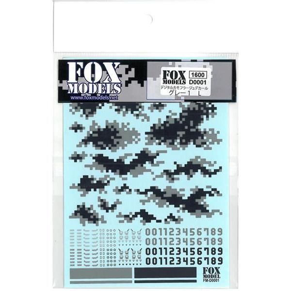 FOX MODELS 対応　水転写デカール　