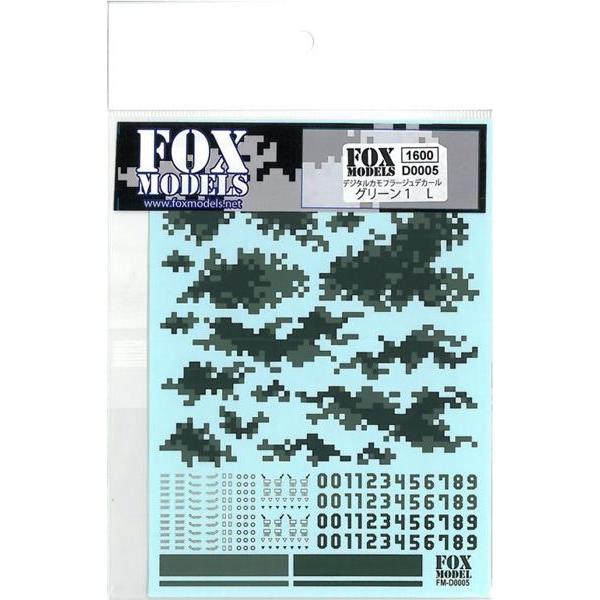 FOX MODELS 対応　水転写デカール　