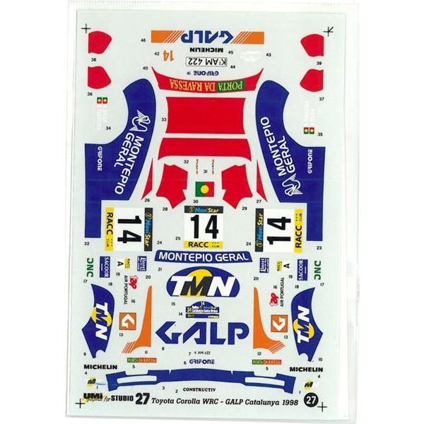 DC-170 1/24 TOYOTA COROLLA "GALP" WRCカタロニア '98