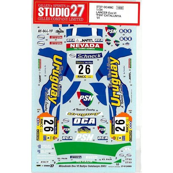 DC-498C　1/24　LANCER　Evo.Vｌ ”PSN"CATALUNYA’01