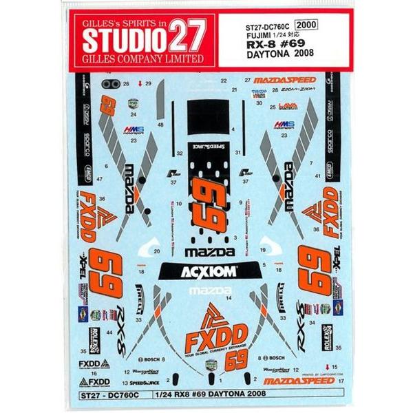 RX-8 DAYTONA 2008 #69 1/24scale