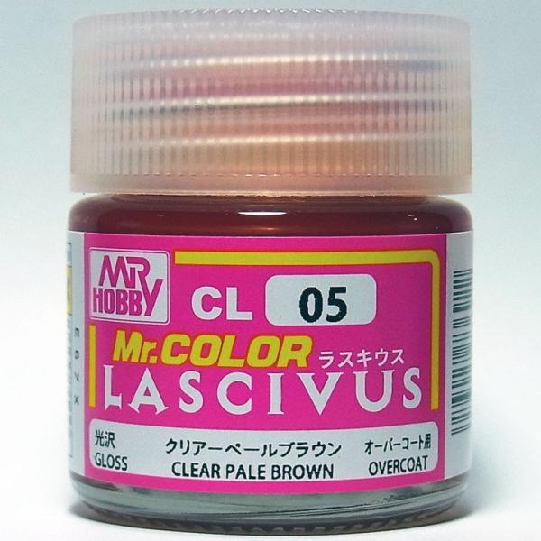 CL05 クリアーペールブラウン 10ml＜光沢＞【GSIクレオス Mr.カラー LASCIVUS ラスキウス】Ｍｒ．カラーに、キャラクターフィギュア・プラモデルの塗装に特化したＬＡＳＣＩＶＵＳ（ラスキウス）シリーズが新たに登場します。第1...